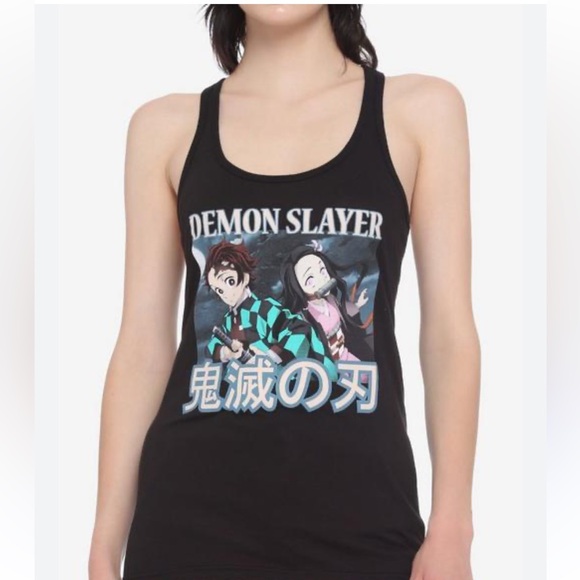 Hot Topic | Tops | Demon Slayer Kimetsu No Yaiba Tanjiro Nezuko Black ...